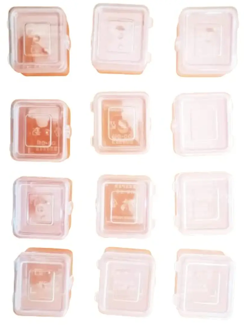 Buy pmw Small Plastic Square Boxes for Storage of Multipurpose Things (White) - Pack of 24 ...